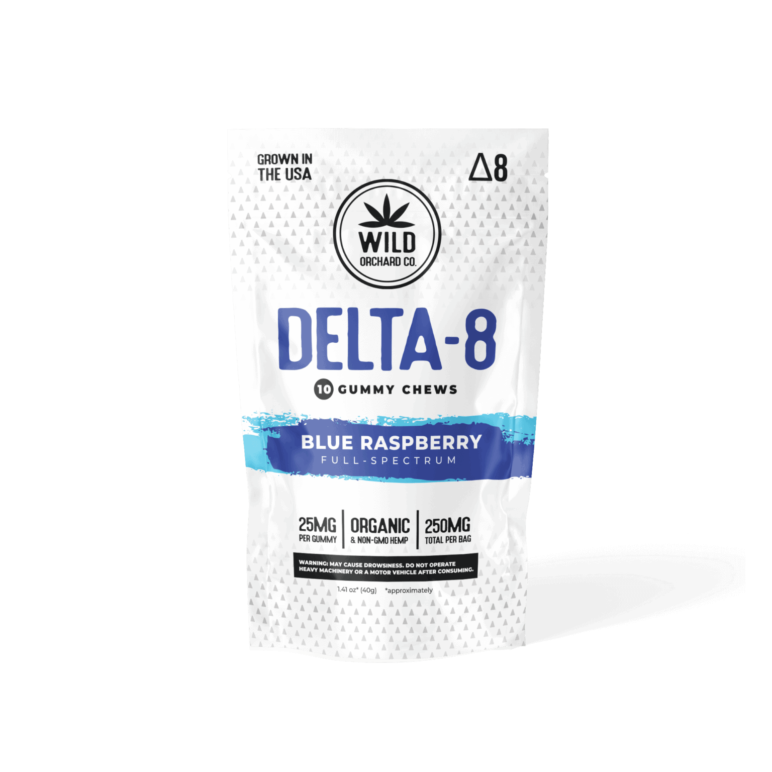 Exclusive Blue Raspberry Delta 8 Gummies | Wildorchardhemp